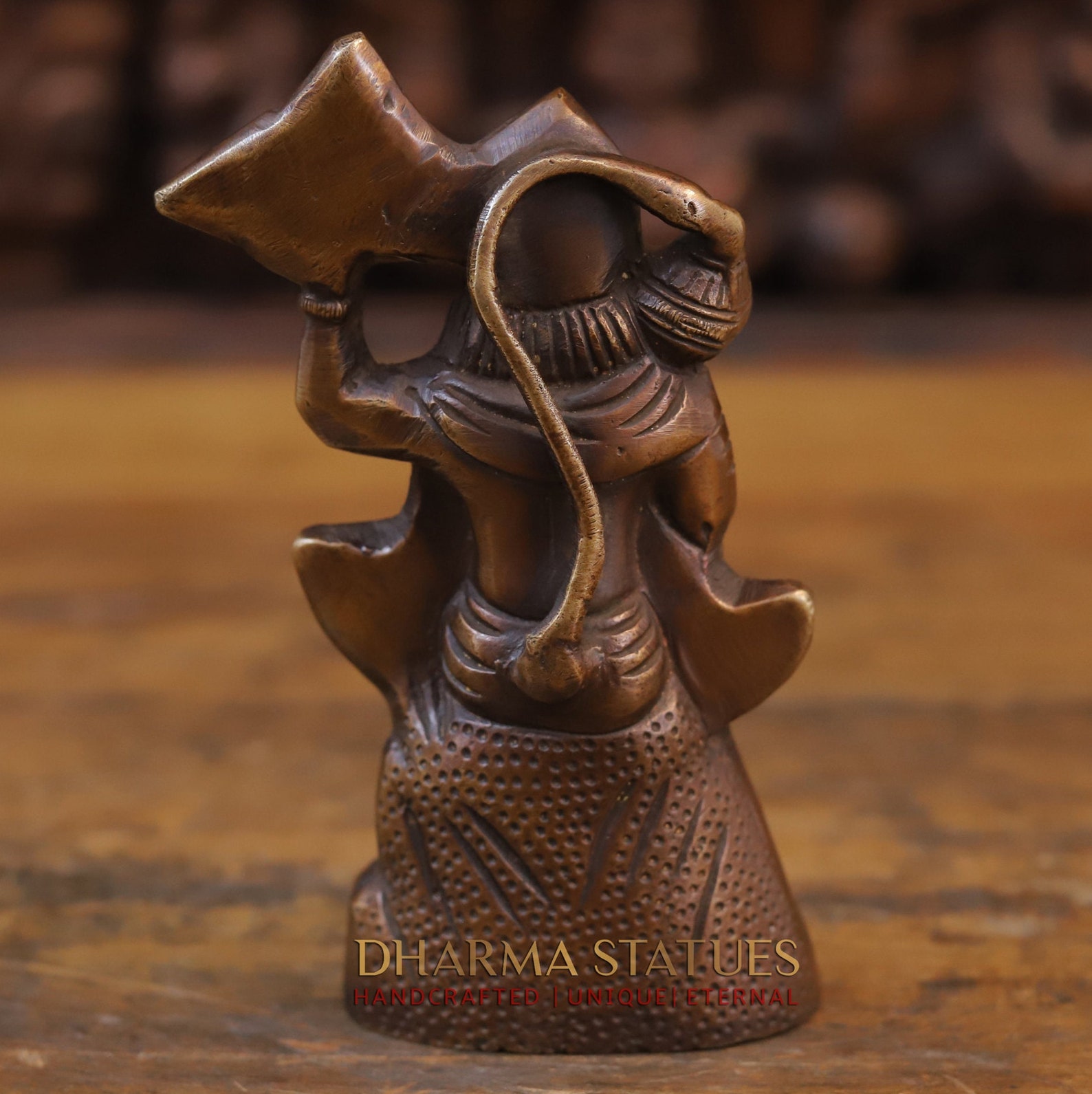 Brass Sanjeevani Hanumanta lord Hanuman in Copper and Golden - Etsy