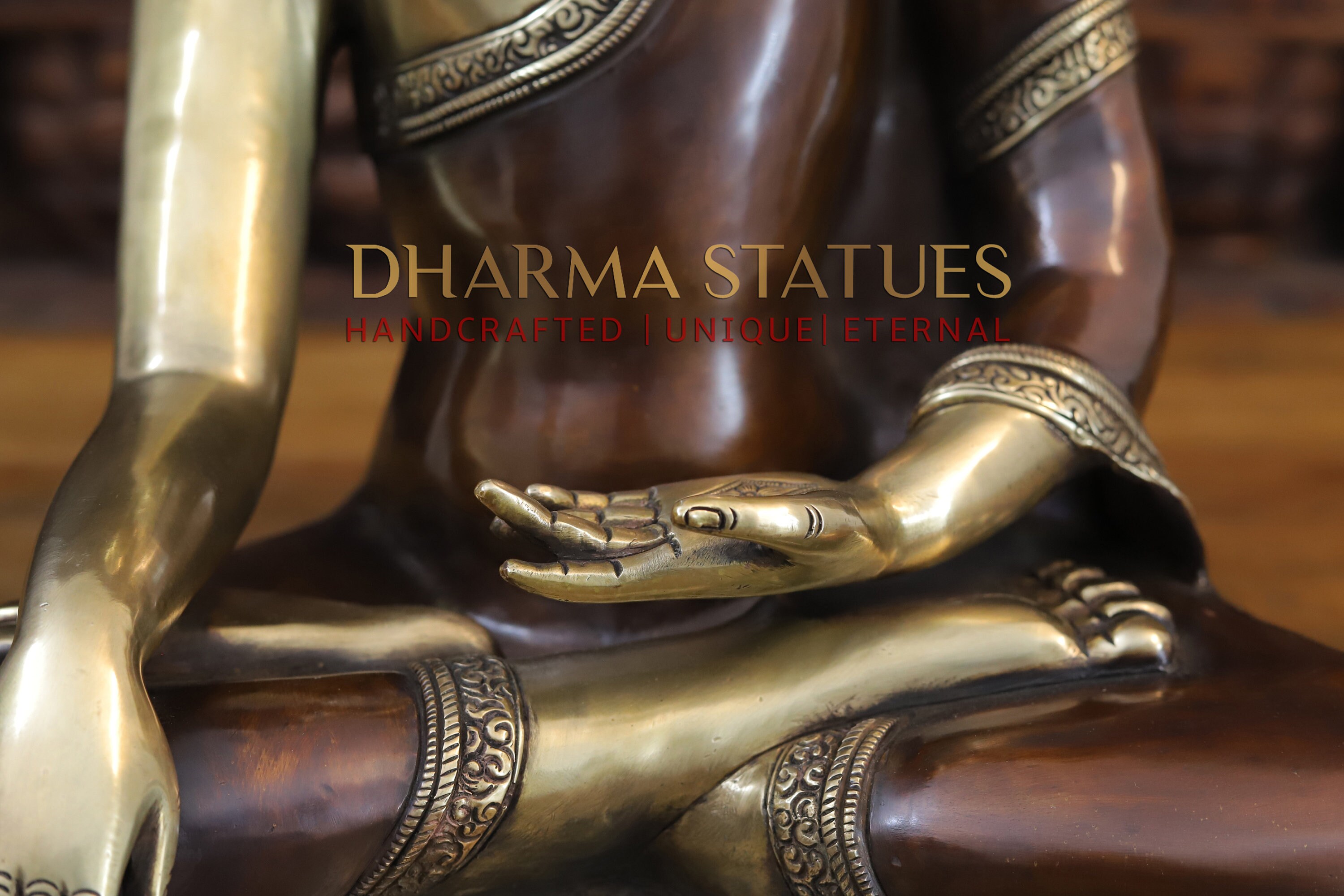 Brass Varada Mudra Buddha (gesture for Granting All Wishes) in Classic ...