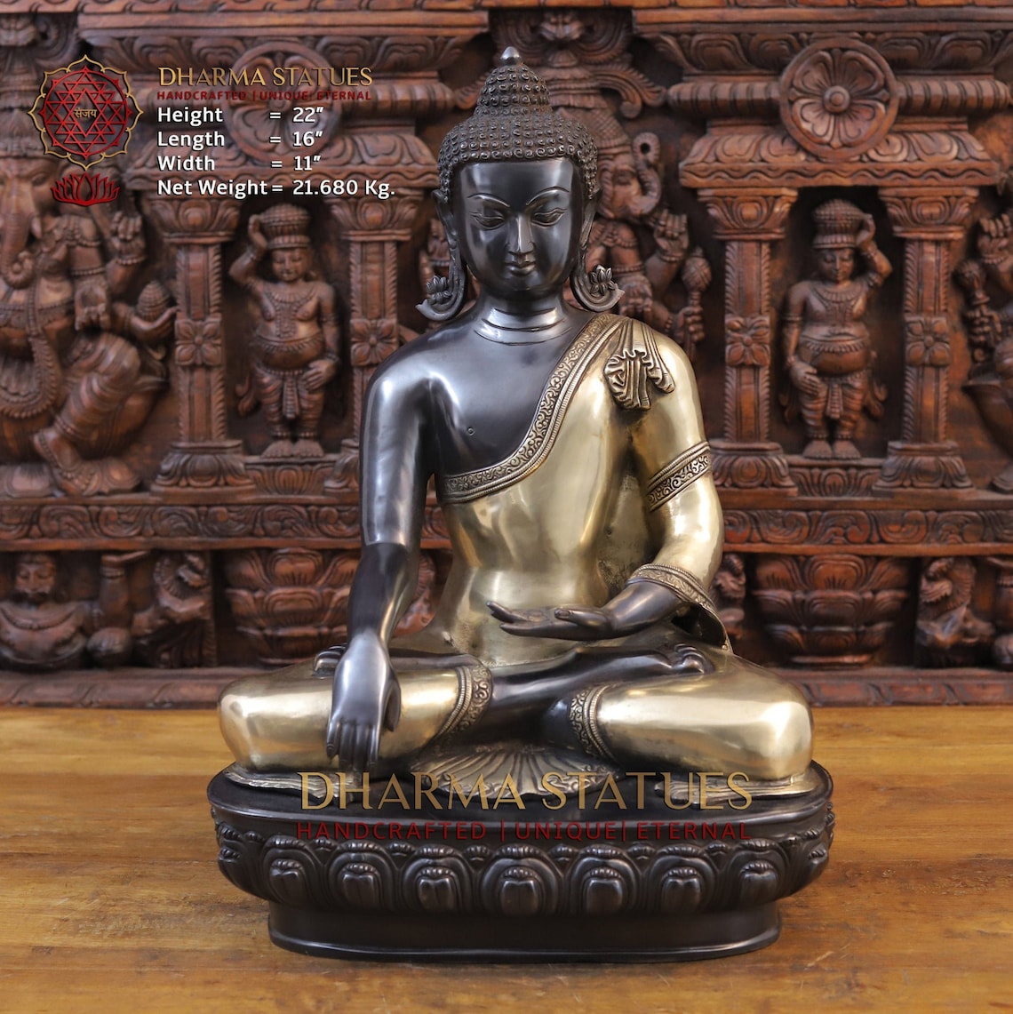 Brass Varada Mudra Buddha Gesture For Granting All Wishes in | Etsy