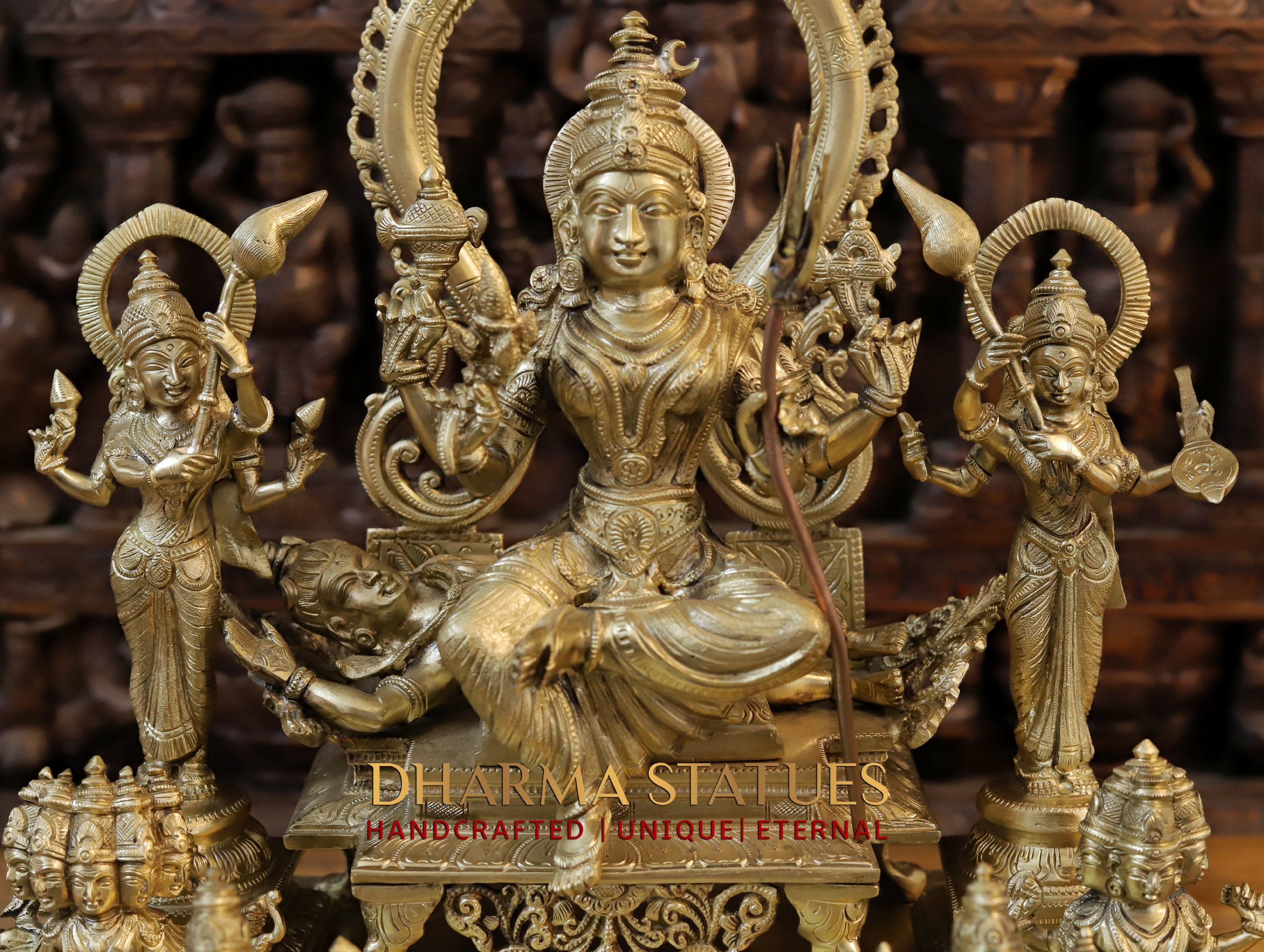 Bronze Tripura Sundari Kameshwari Empress of Desire goddess | Etsy