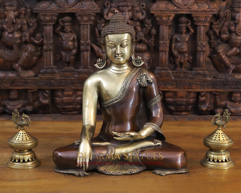 Brass Varada Mudra Buddha gesture for Granting All Wishes in - Etsy