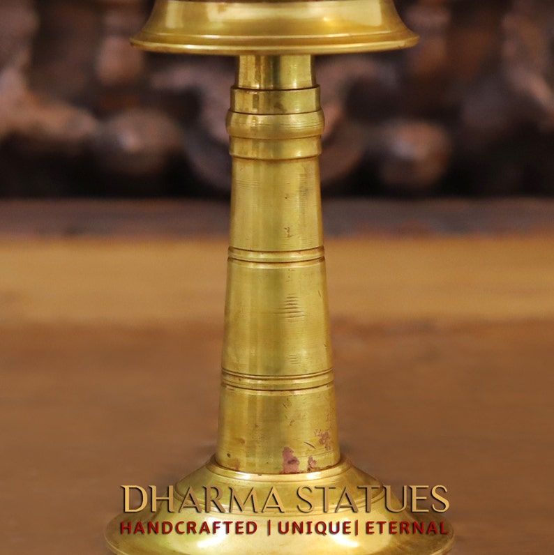 Brass Original Kerala Nilavilakku Minaram & Kalash Oil Lamps | Etsy