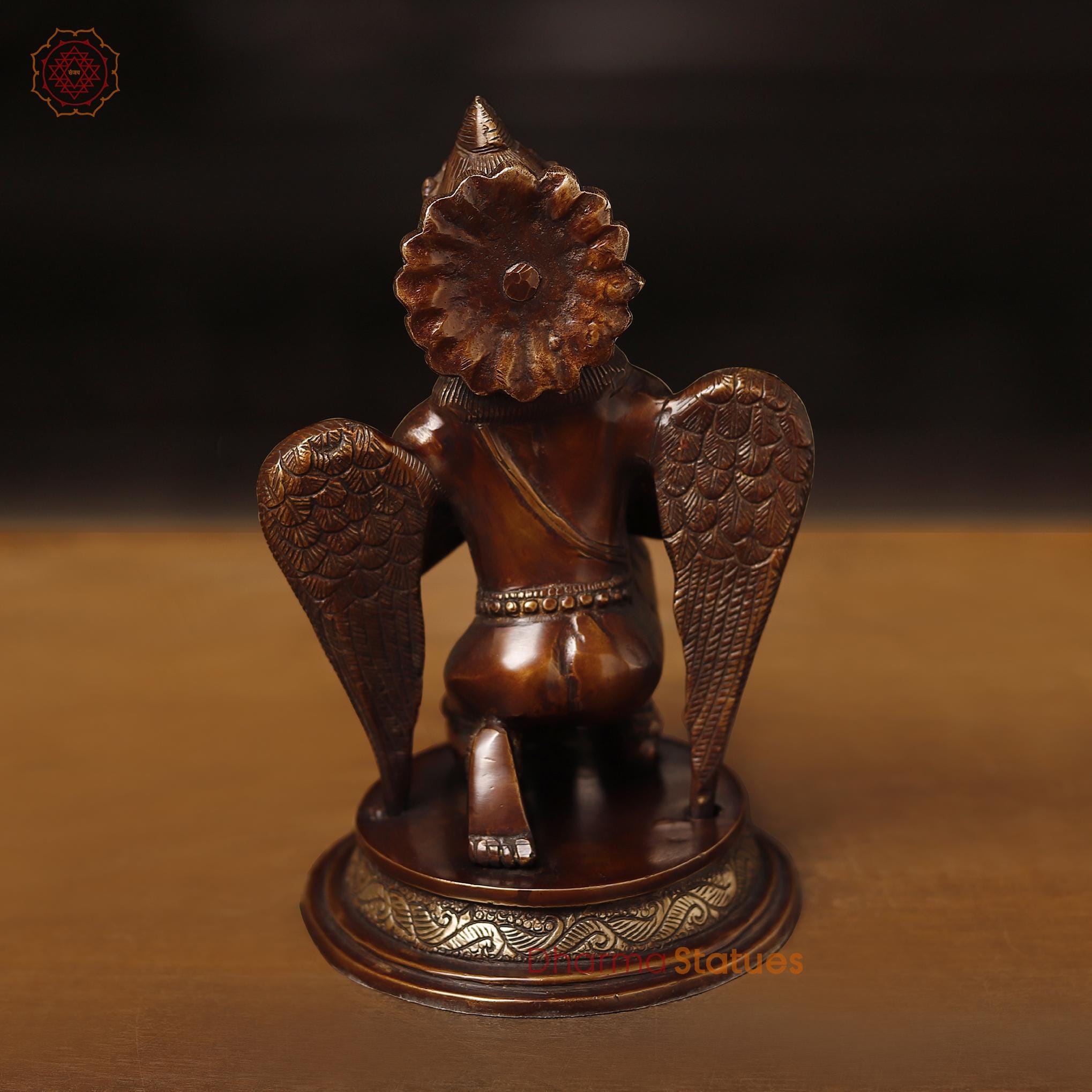 Brass Garun the Vehicle of Lord Vishnu - Gold and Copper Finish-big ...