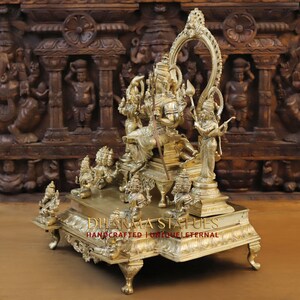 Bronze Tripura Sundari Kameshwari - Empress of Desire (goddess Lalita ...