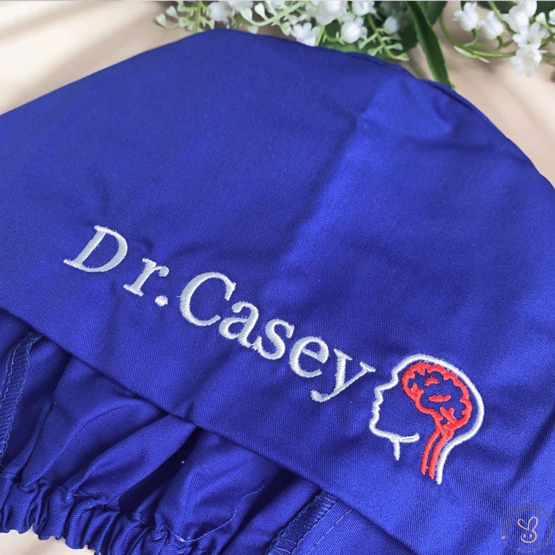 Embroidered Scrubs Hat With Custom Name,personalized Surgical Hat for ...