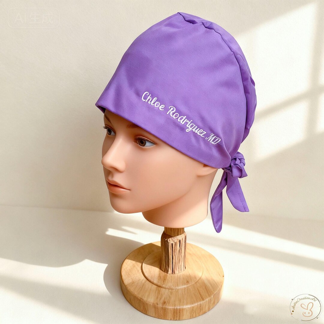 Personalized Adjustable Surgical Cap,custom Name Scrub Cap,scrub Cap ...