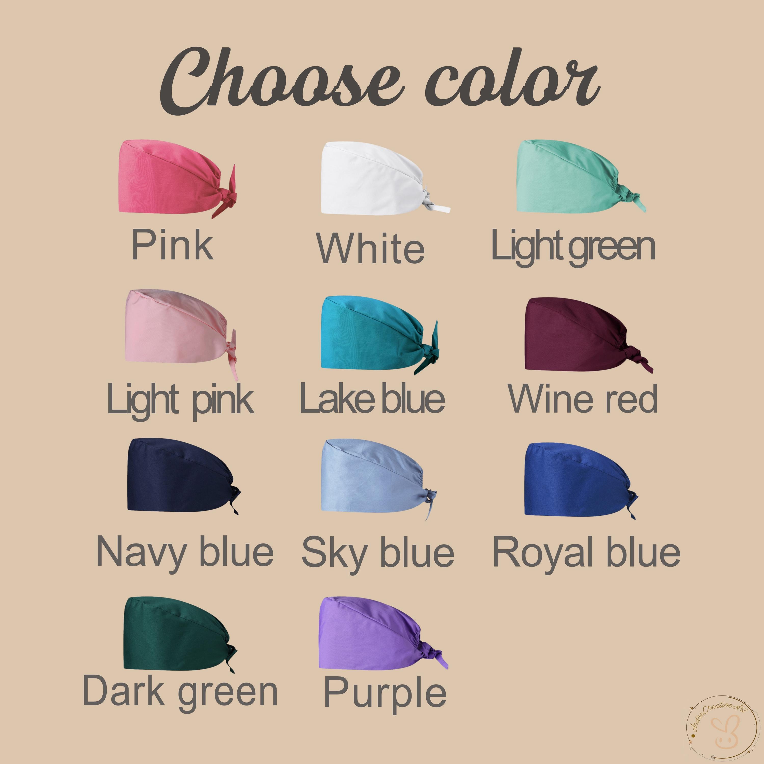 Embroidered Scrubs Hat With Custom Name,personalized Surgical Hat for ...