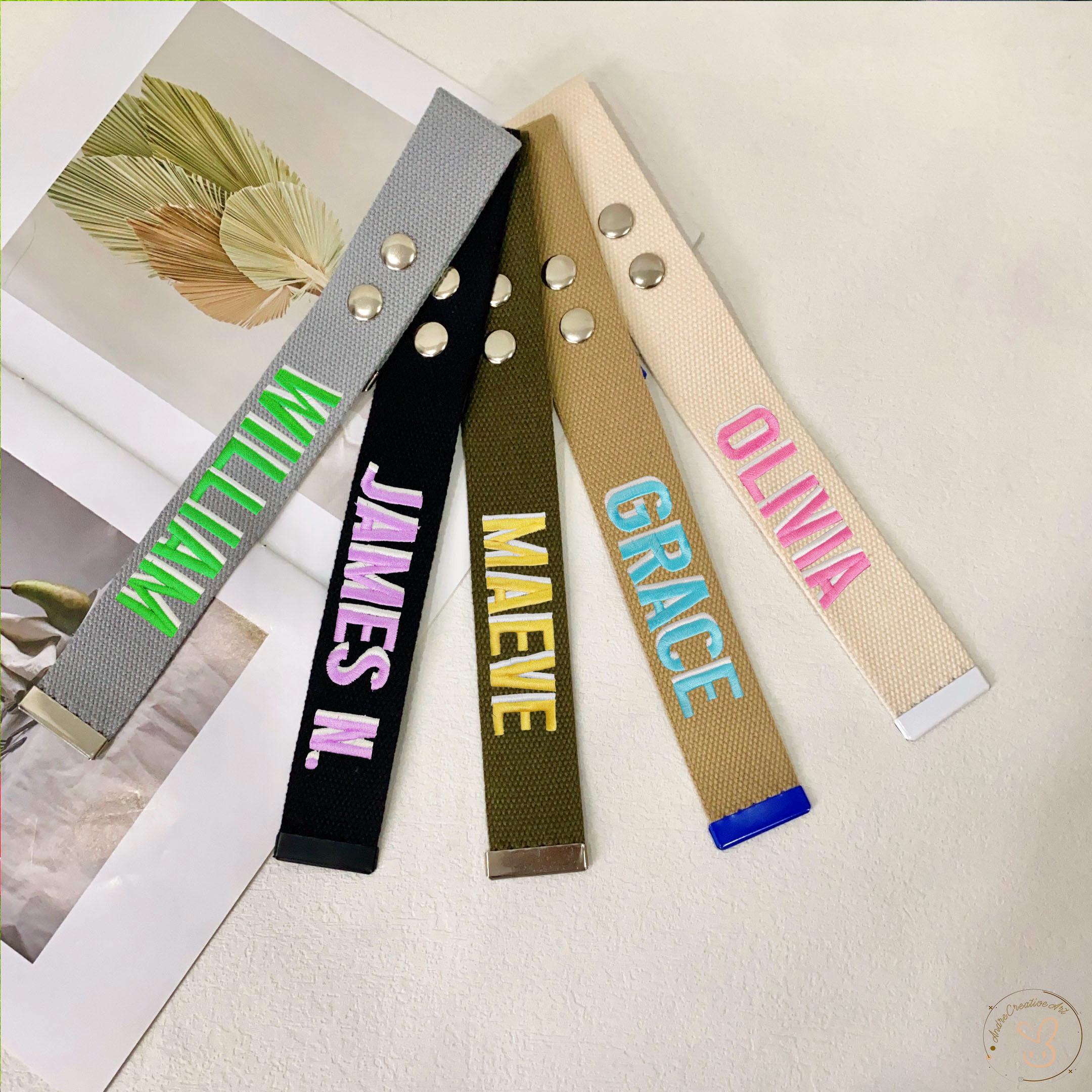 Personalized Embroidered Luggage Bag Strap,custom Name Luggage Strap ...
