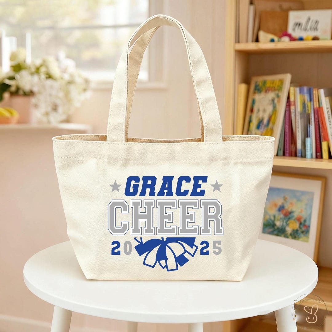 Personalized Cheer Tote Bag,cheer Team Bag,custom Cheerleader Gift Bag ...