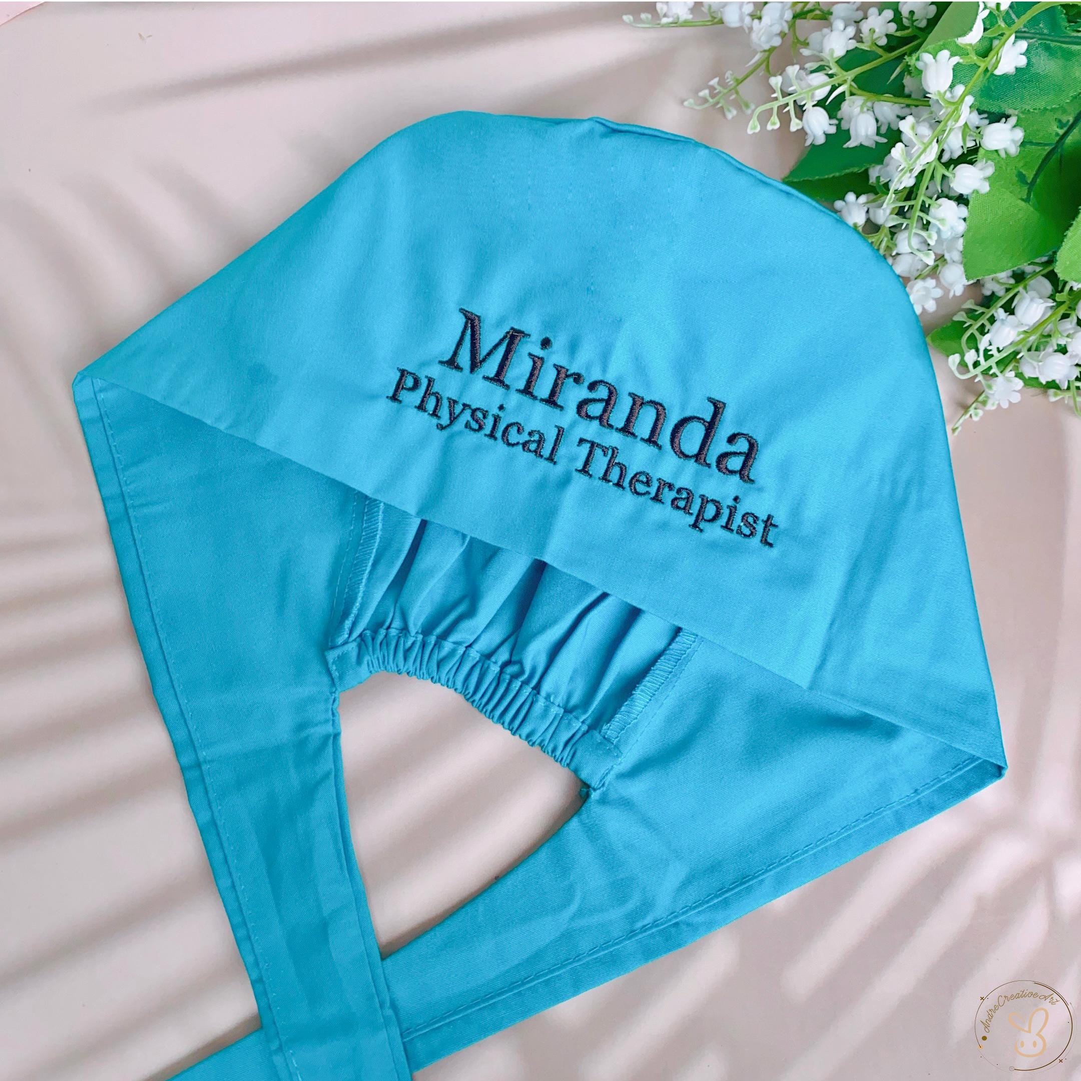 Embroidered Scrubs Hat With Custom Name,personalized Surgical Hat for ...