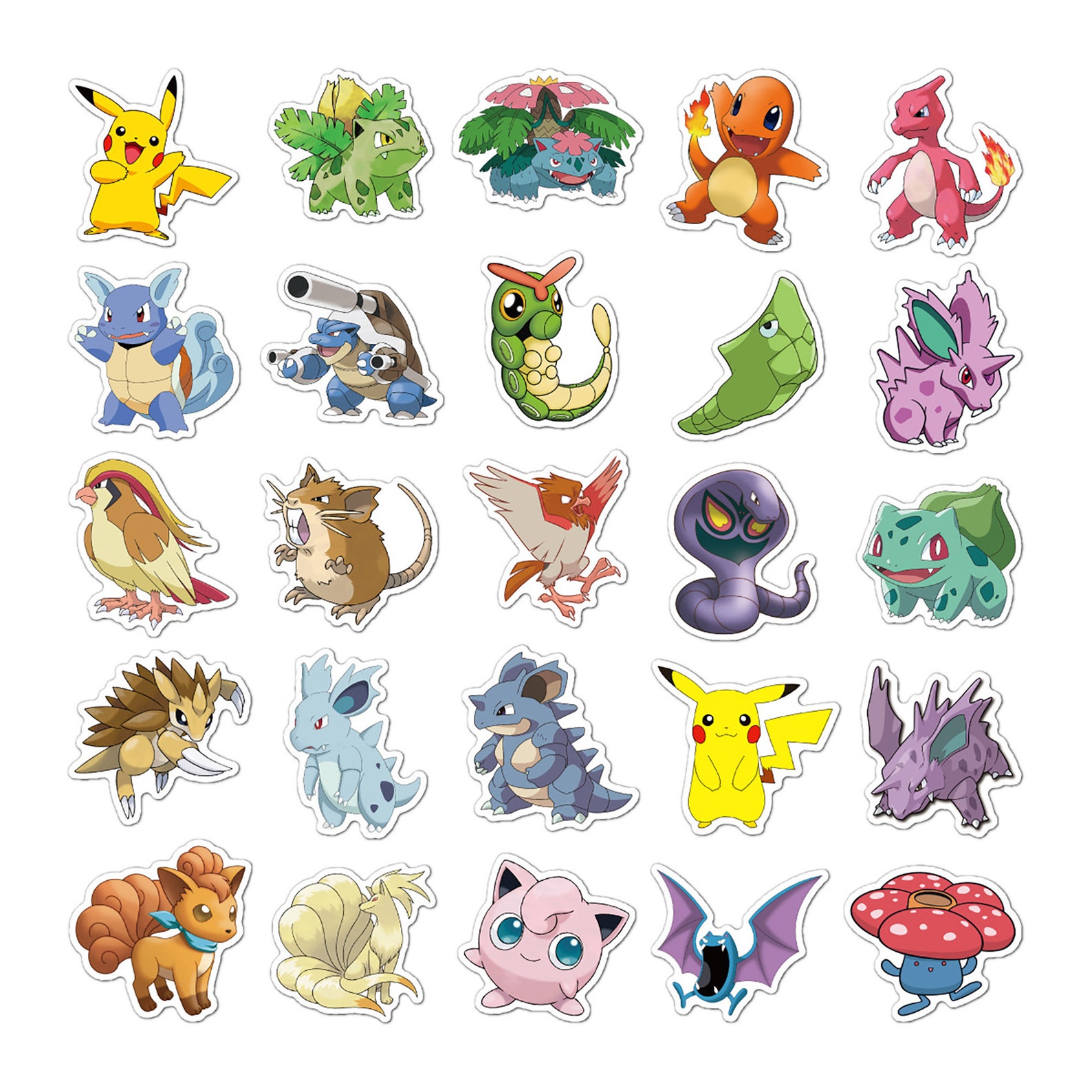 100PCS / Set PVC Graffiti Sticker Art Pegatinas Pokemon | Etsy