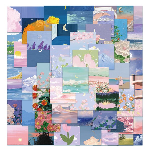 Oil Painting Sticker - Etsy