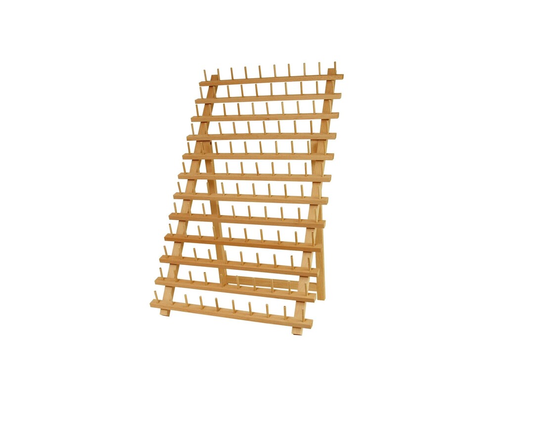 Premium Beechwood 120-spool Sewing and Embroidery Thread Rack - Etsy
