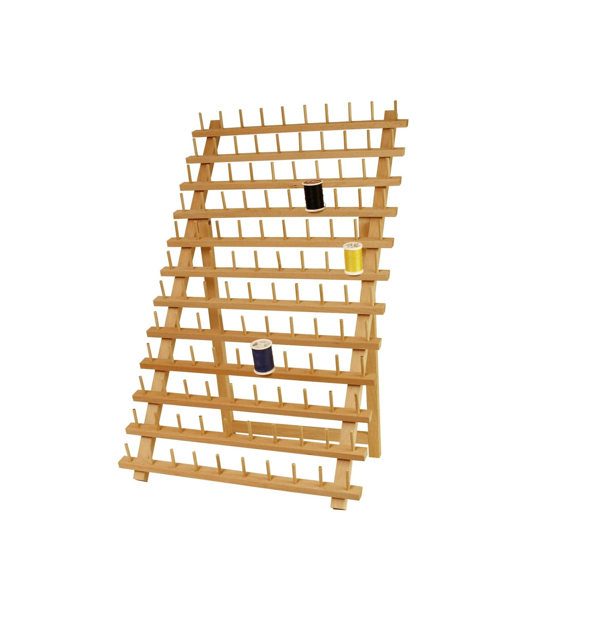 Premium Beechwood 120-spool Sewing and Embroidery Thread Rack - Etsy