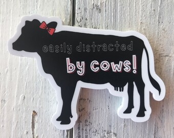 Distracted by Cows - Etsy