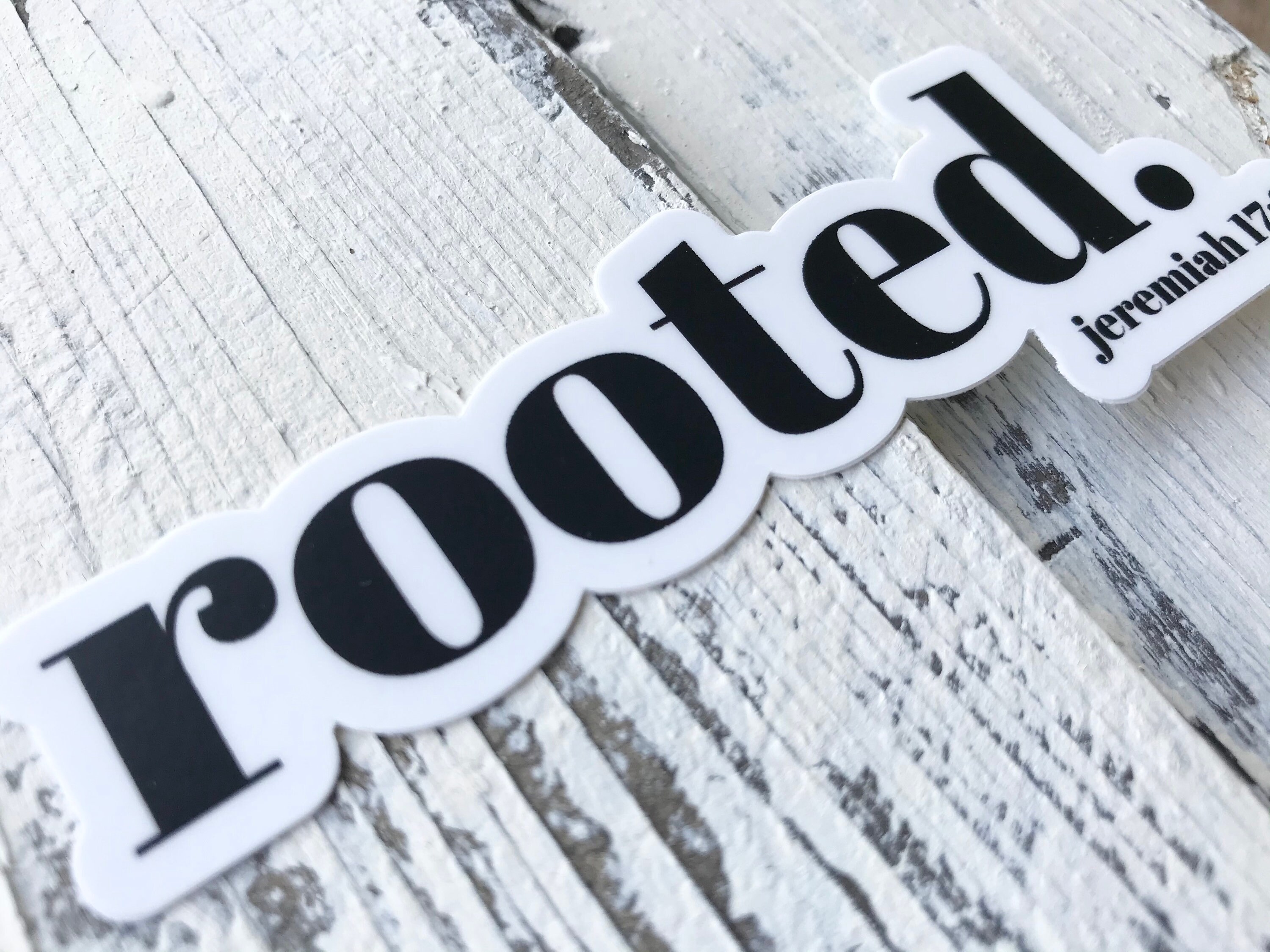 Rooted. Sticker // Weatherproof Vinyl Hydro Flask Laptop or | Etsy