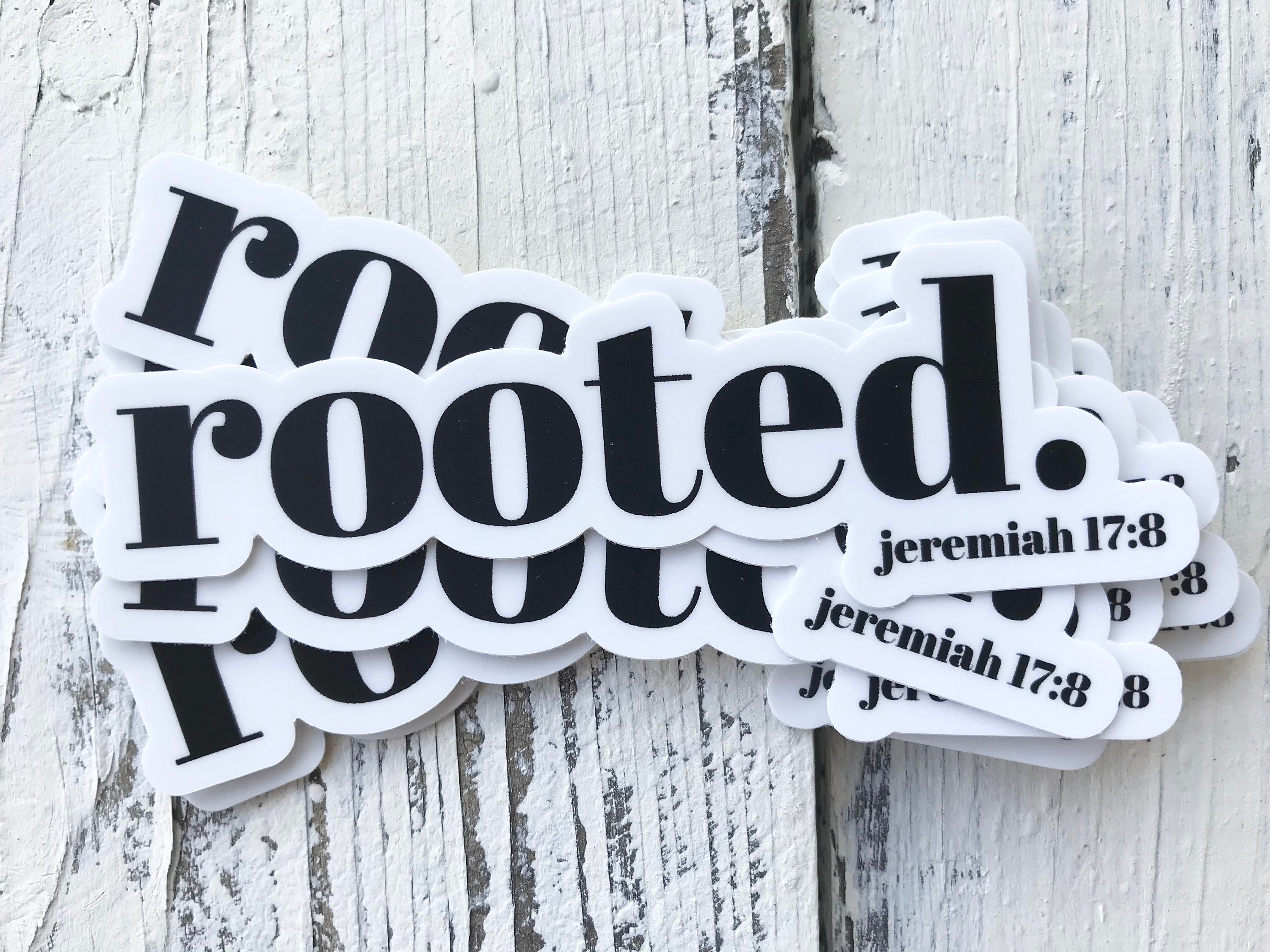 Rooted. Sticker // Weatherproof Vinyl Hydro Flask Laptop or | Etsy