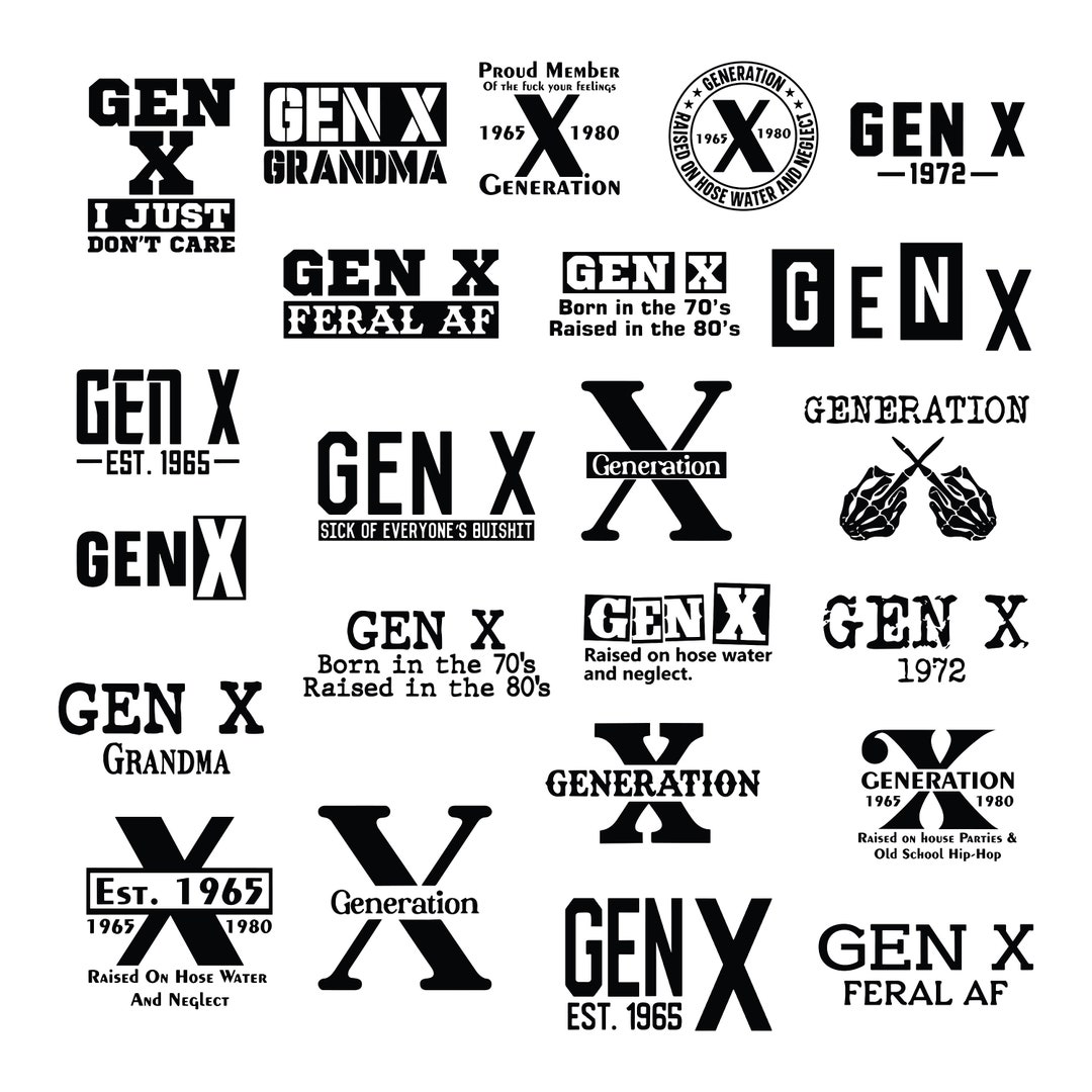 Generación X SVG, Generación X Svg, Generación X Png, Criado en agua de ...