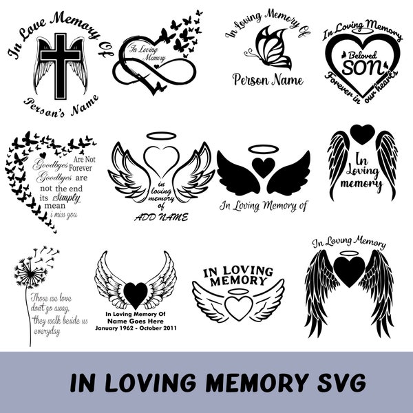 In Loving Memory Png - Etsy