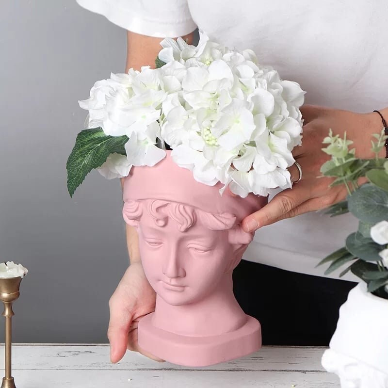 Face Planter Pot Goddess Head Planter Minimalist Flower - Etsy