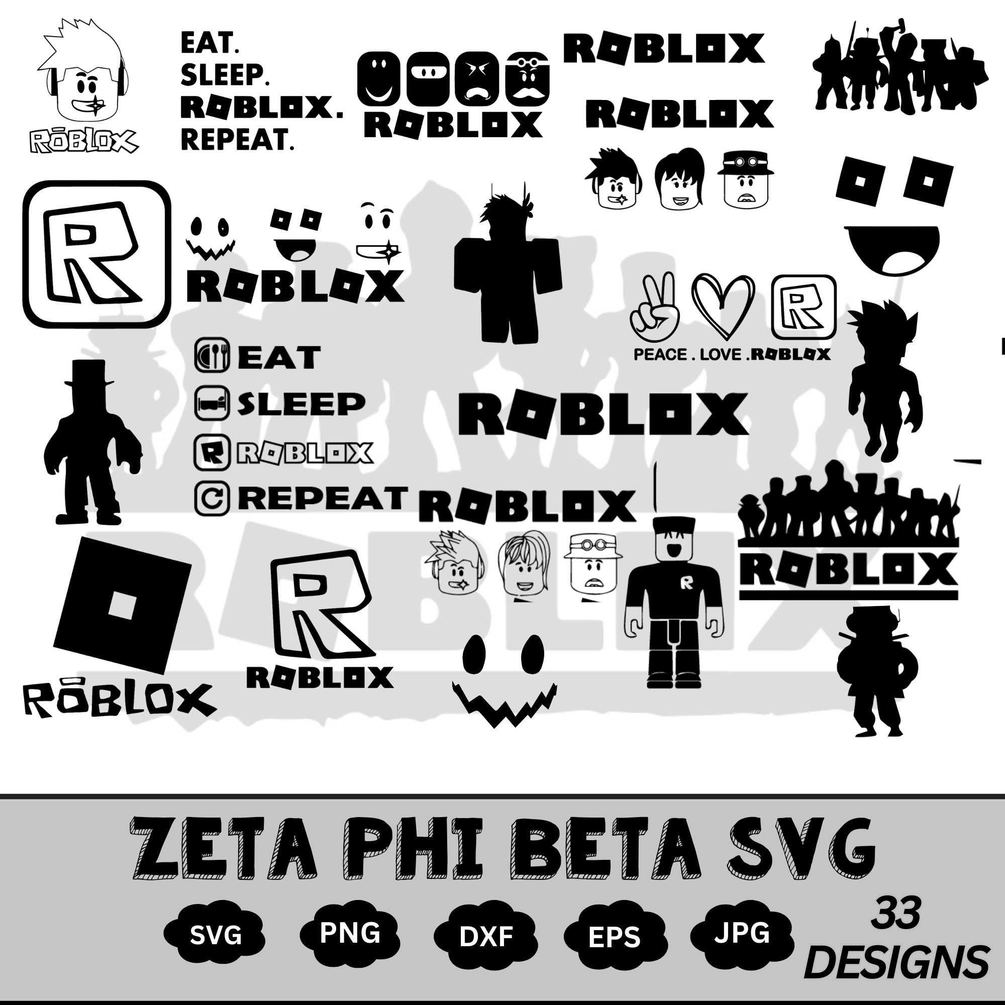 Roblox Svg-png Bundle,roblox Boy Svg, Gaming Svg Files for Cricut ...