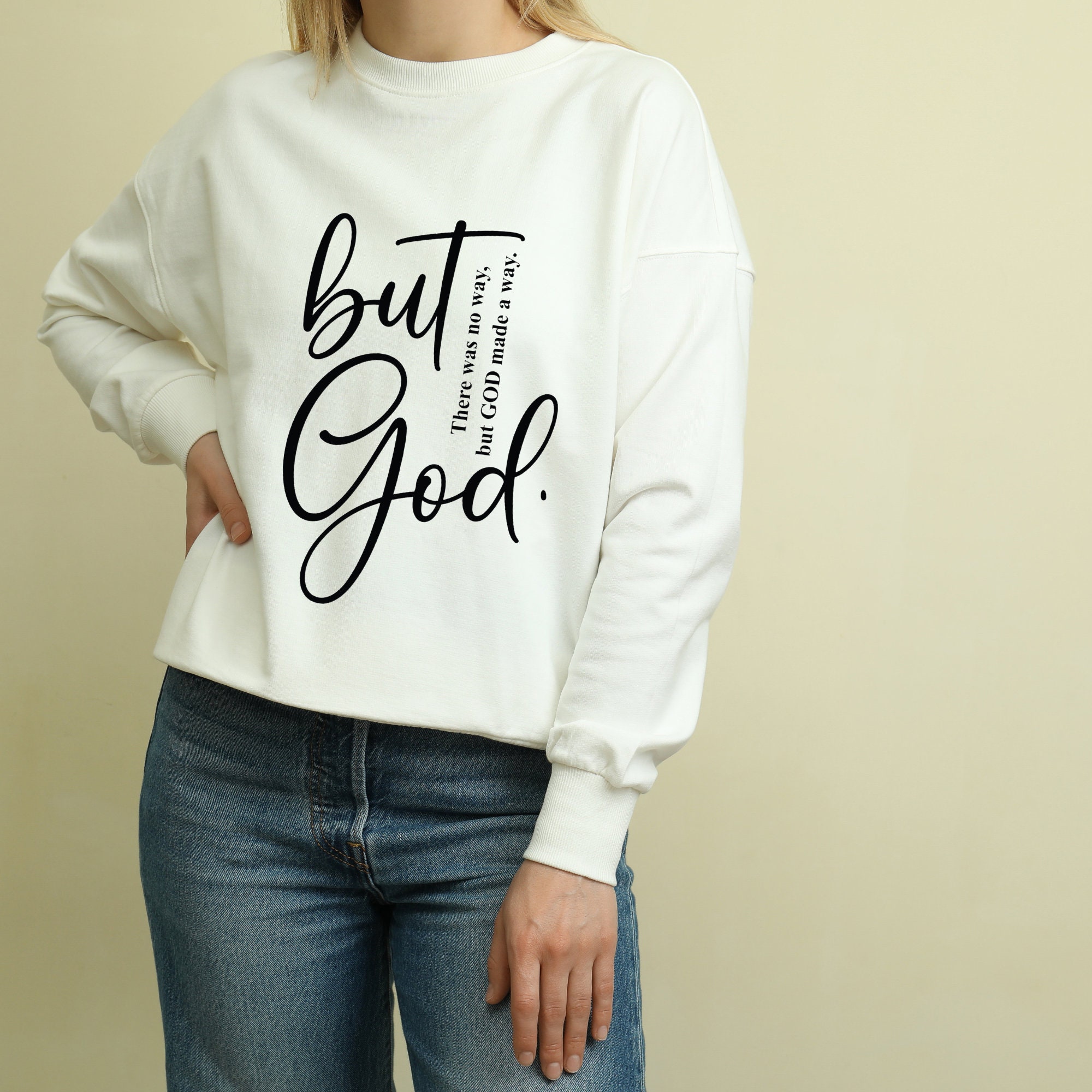 But God Svg/ Png,christian Svg,created With a Purpose Svg, but God ...