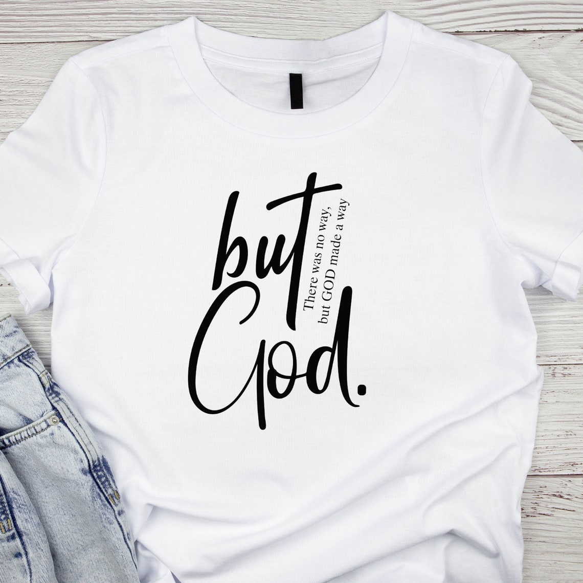 But God Svg/ Png,christian Svg,created With a Purpose Svg, but God ...