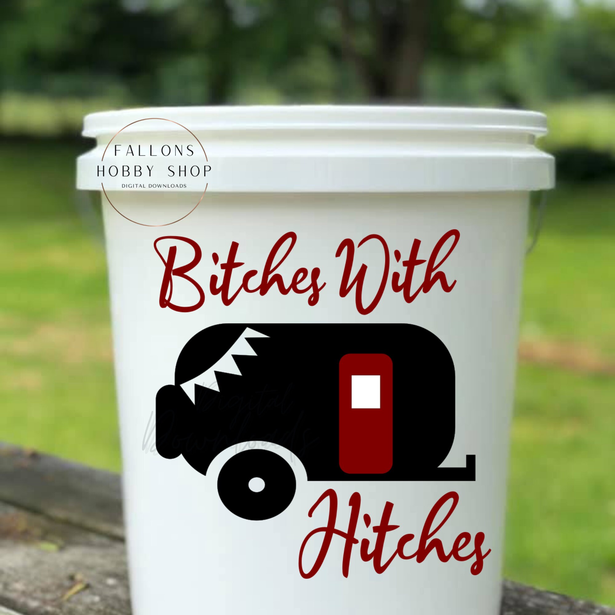 Bithes With Hitches Trailer Life SVG Digital Download - Etsy