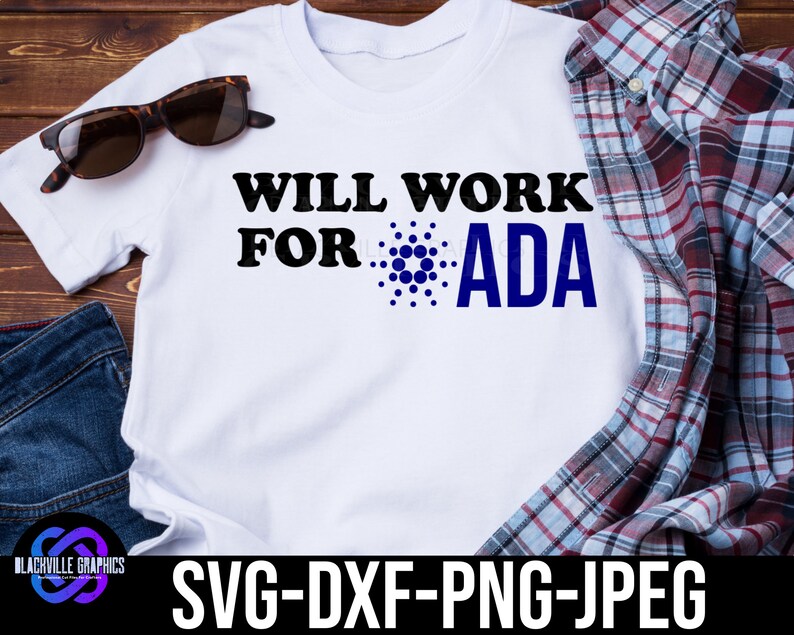 Funcionará para ADA SVG Descarga digital / Cardano svg / crypto svg ...