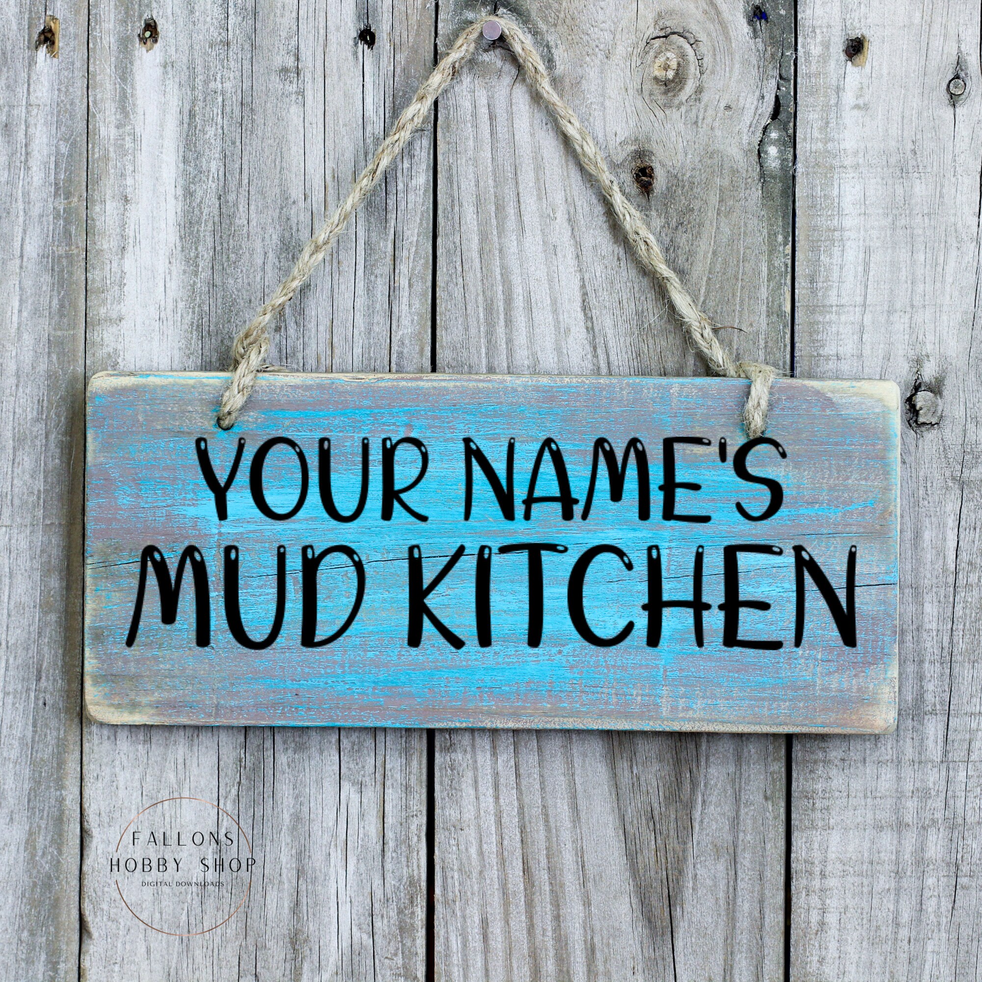 Mud Kitchen Sign SVG Digital Download Letters Included Mud - Etsy
