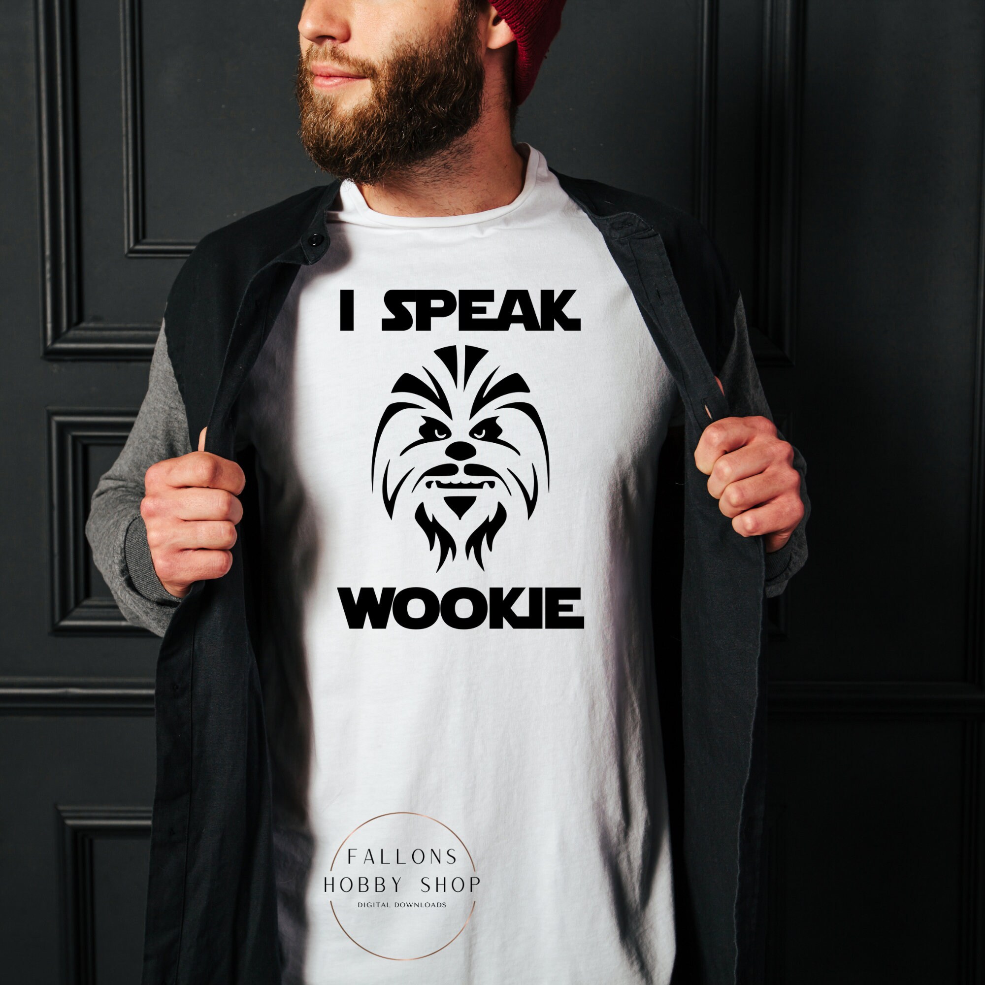 I Speak Wookie Chewbacca SVG Digital Download | Etsy