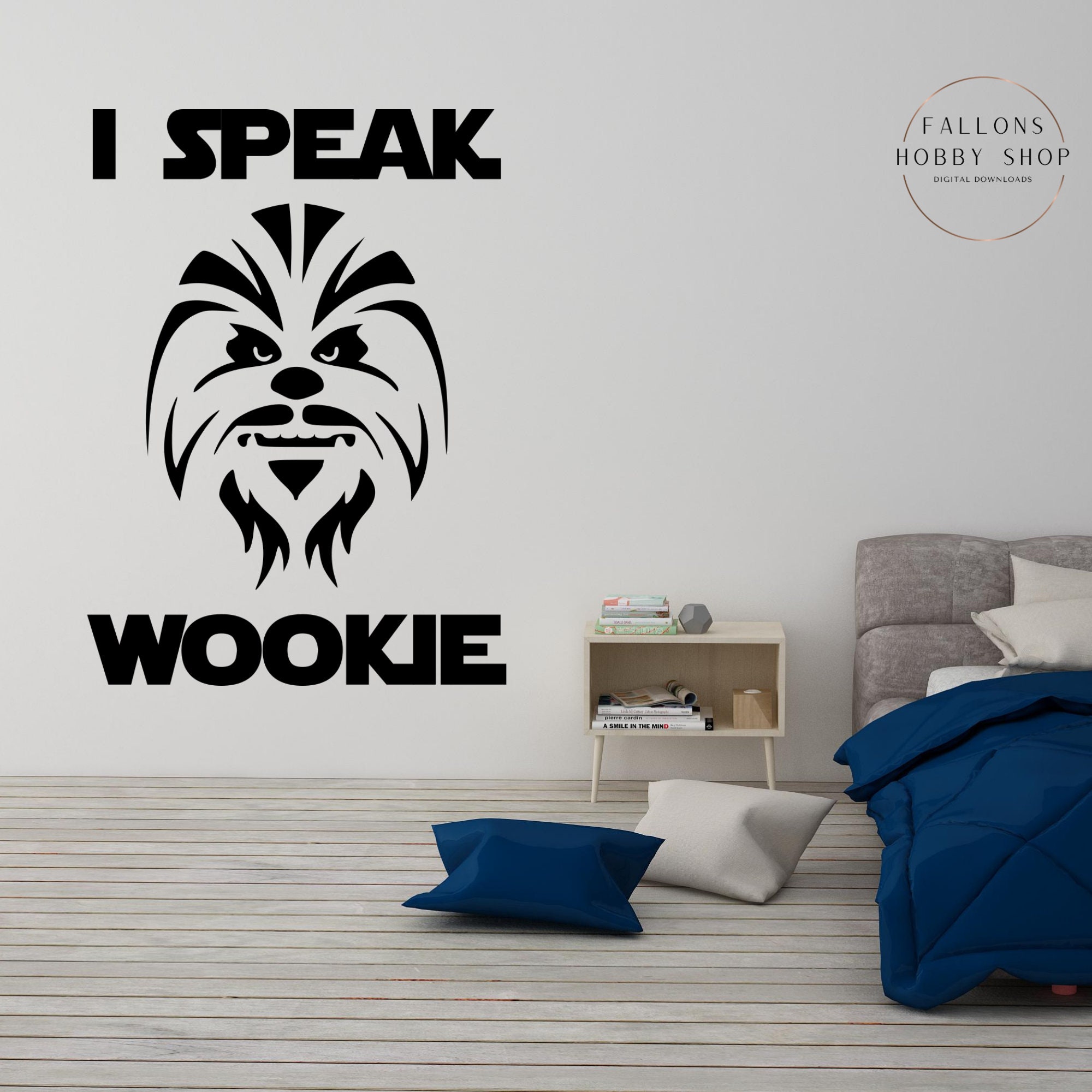 I Speak Wookie Chewbacca SVG Digital Download | Etsy