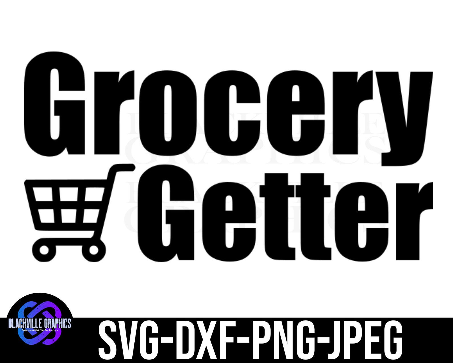 Grocery Getter SVG Digital Download Funny Car Decal Svg | Etsy