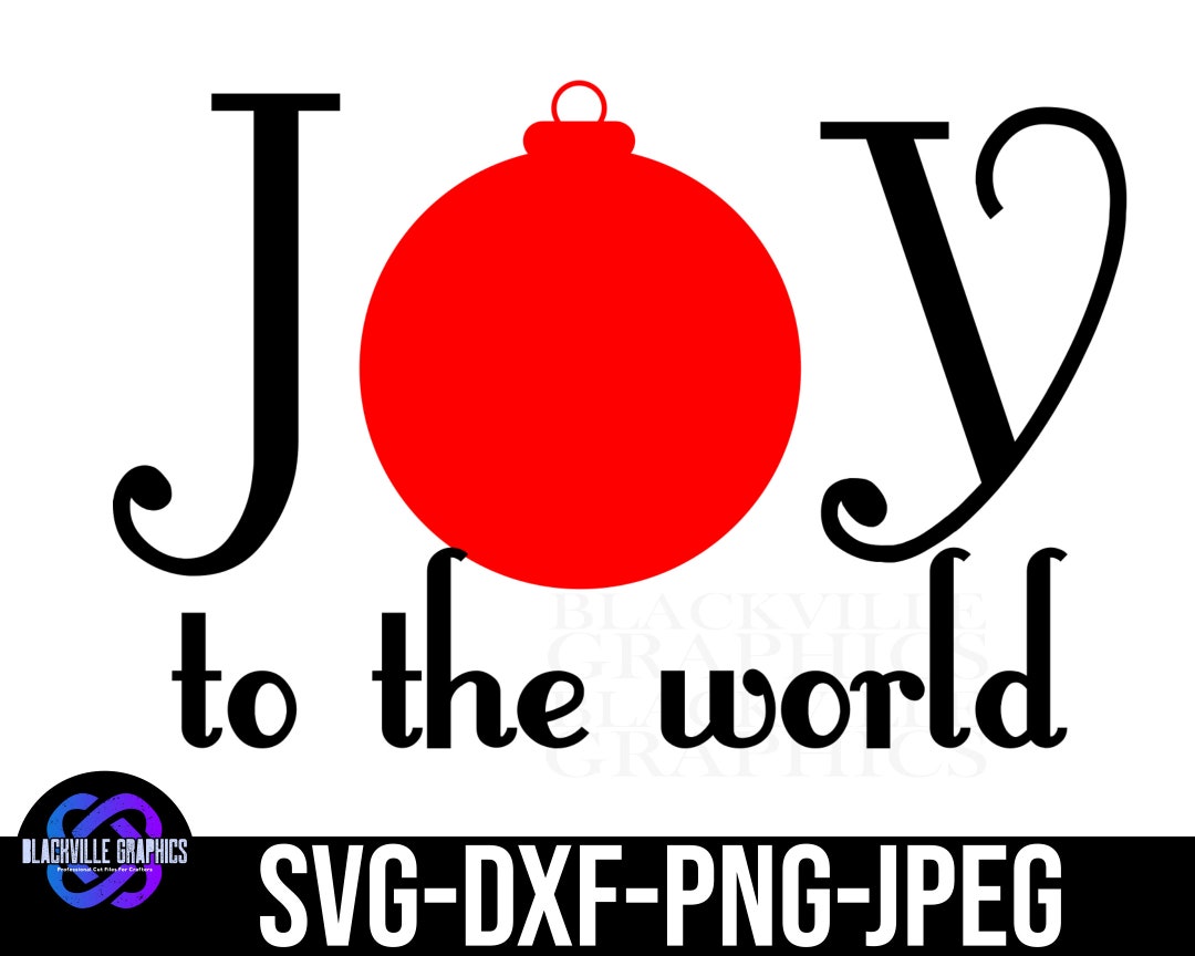Christmas SVG Holiday SVG Joy to the World SVG Instant - Etsy