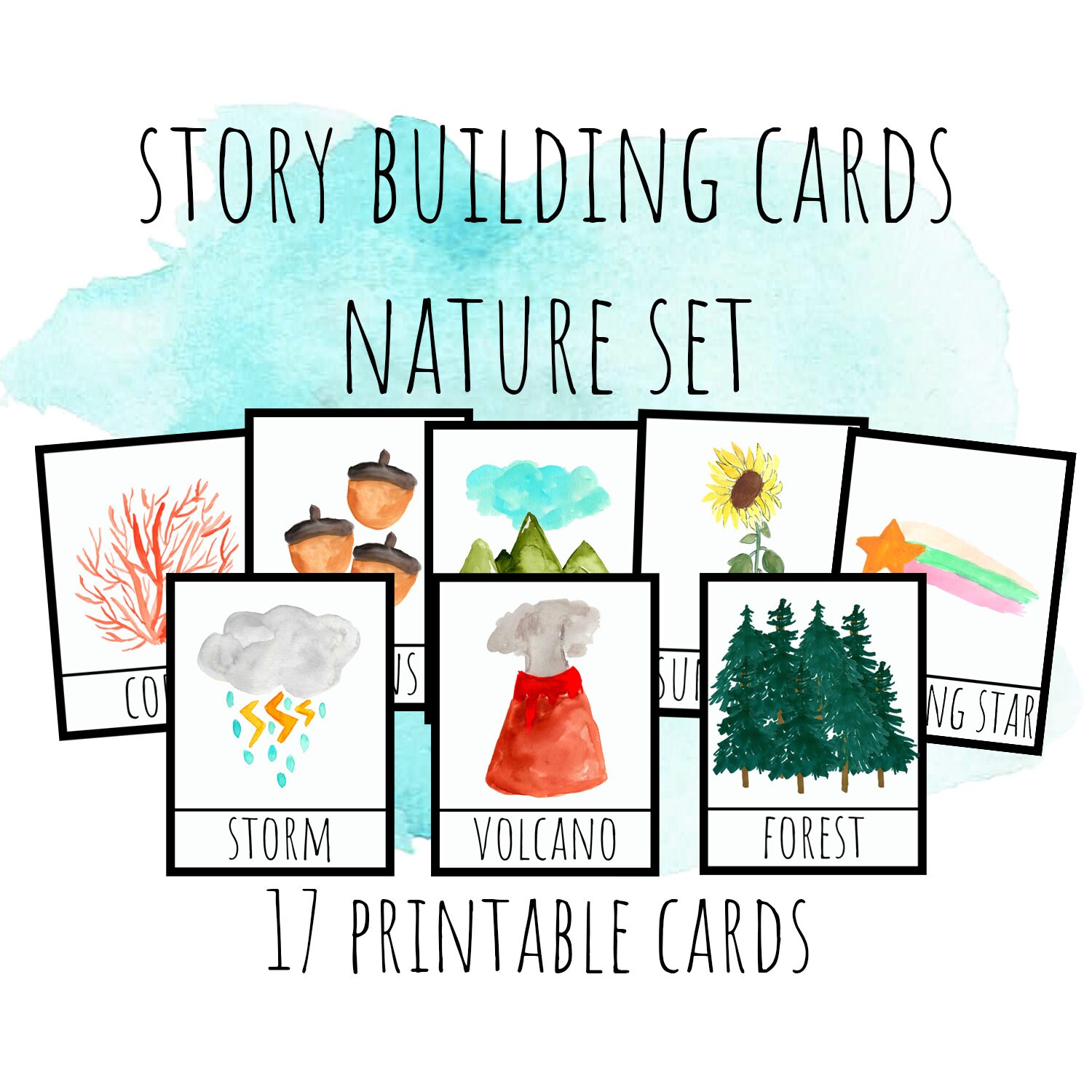 Story Telling Cards Digital Story Builder Pretend Play - Etsy