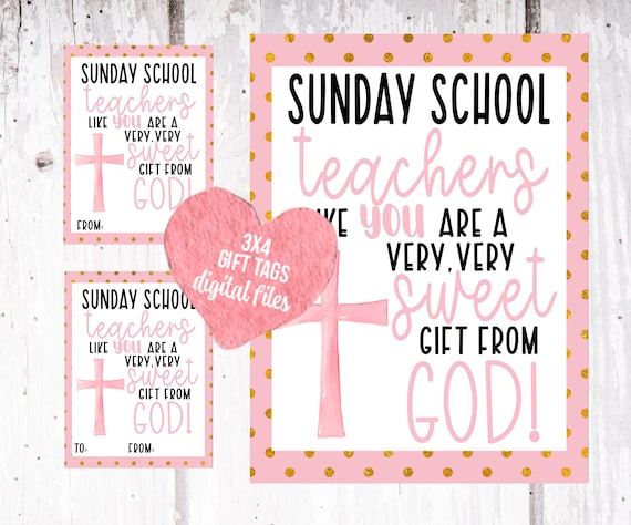 Sunday School Teacher Appreciation Gifts