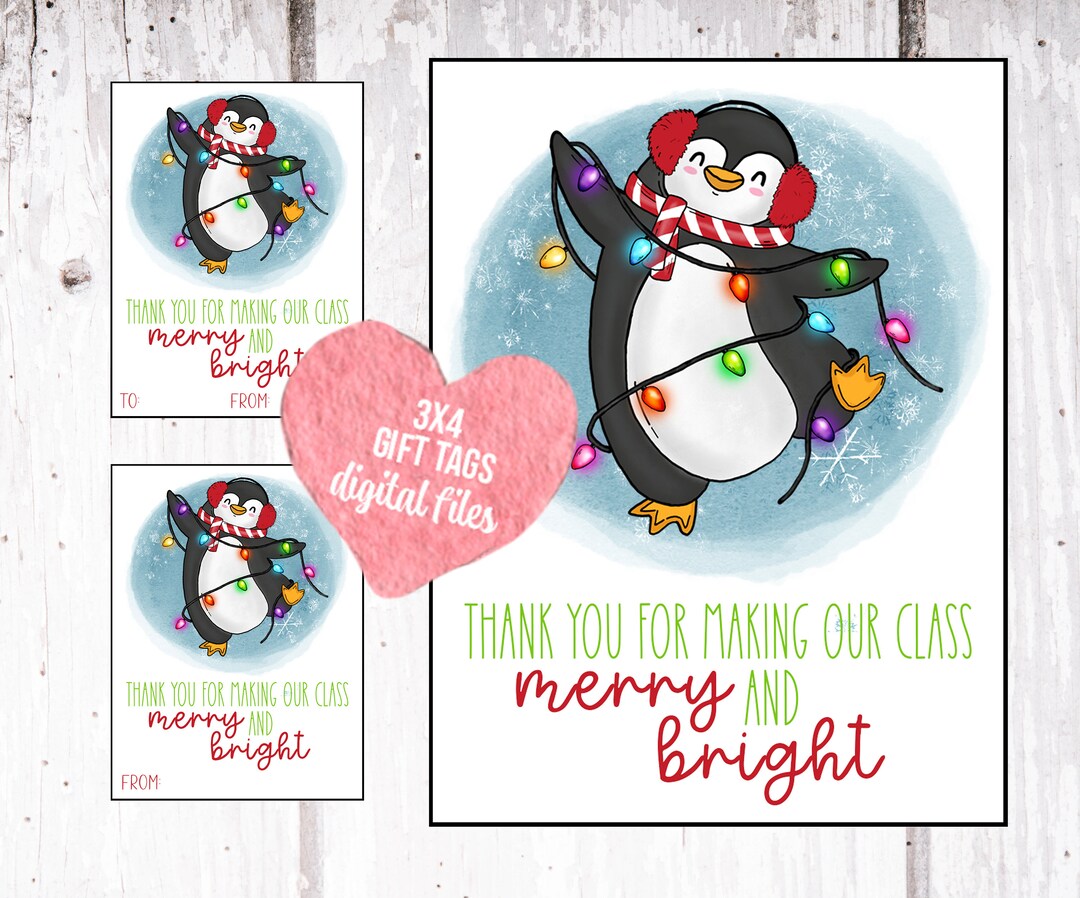 Classmate Christmas Gift Tag Printable, Christmas Gifts to Students ...