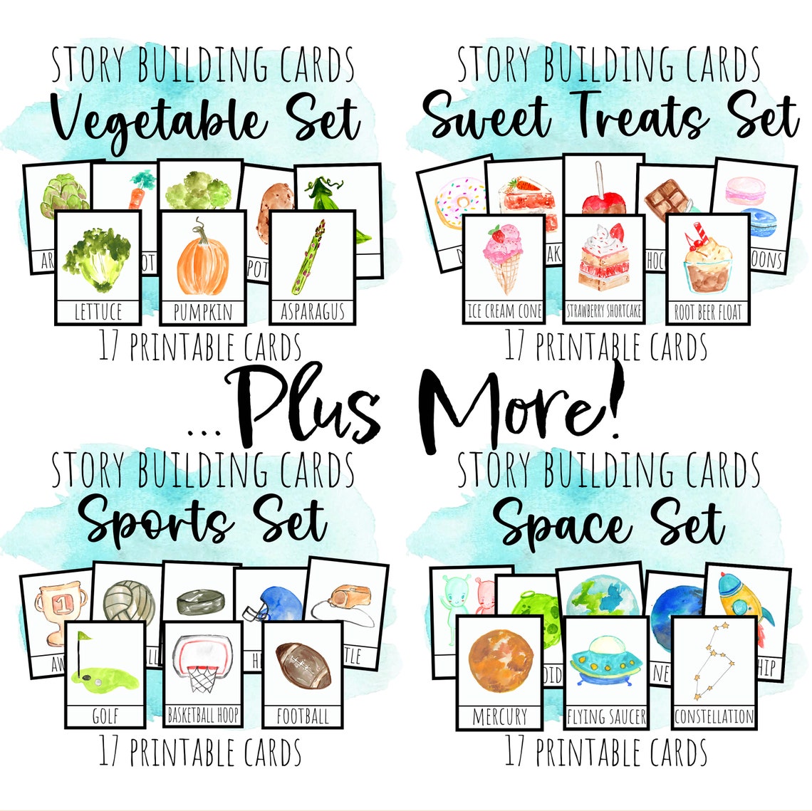 Story Telling Cards Story Building Kit Homeschool Printable - Etsy