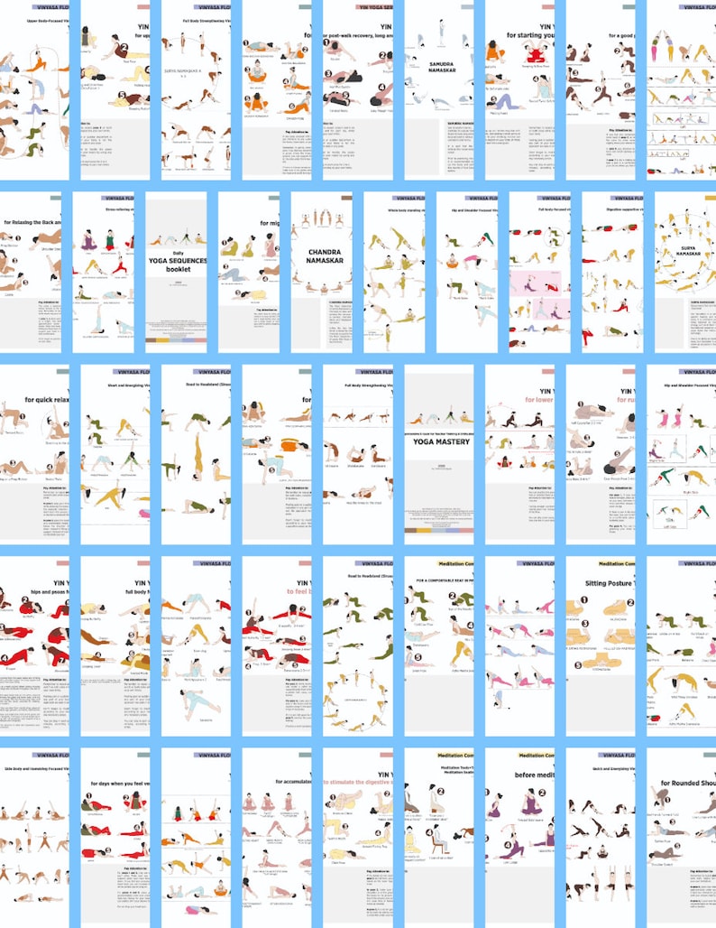 Yoga Sequence Plans |yoga Flow Guide: Empowering Home Practice and ...