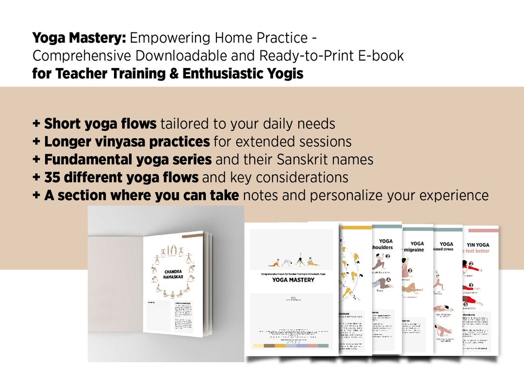 Yoga Sequence Plans yoga Flow Guide: Empowering Home Practice and ...