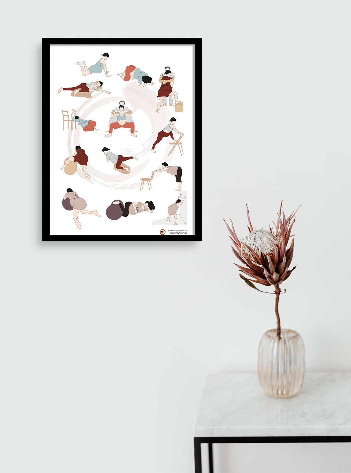 DIGITAL Pelvic Opening Labor Positions Handout Poster for Delivering ...