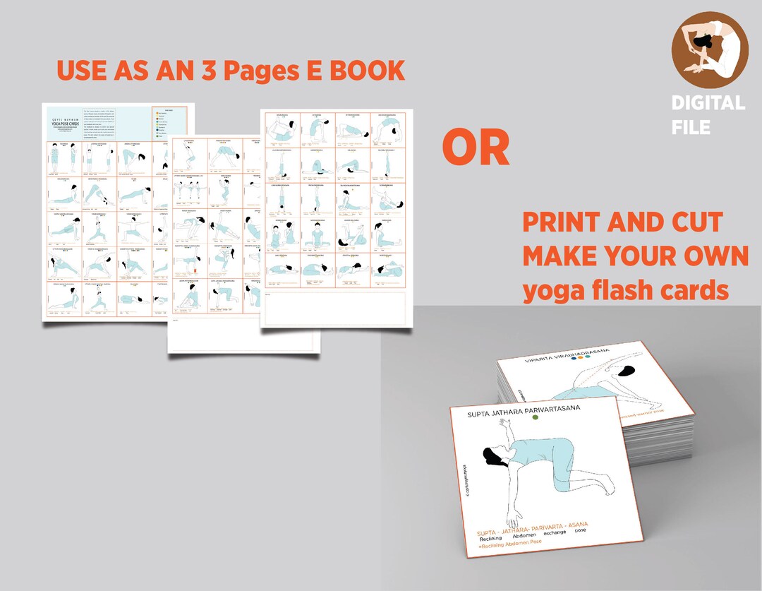 Yoga Pose Cards, Yoga Flashcards, Yoga Cards, Yoga Sequence Building ...