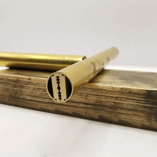 Brass Razor - Etsy