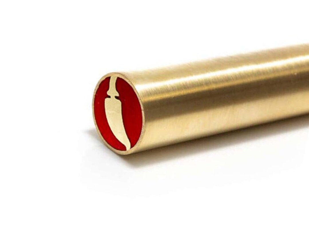 CHILI PEPPER Mosaic Knife Pin 6/ 8/10 Mm Dia. and 100 Mm / 3.93 Inch ...