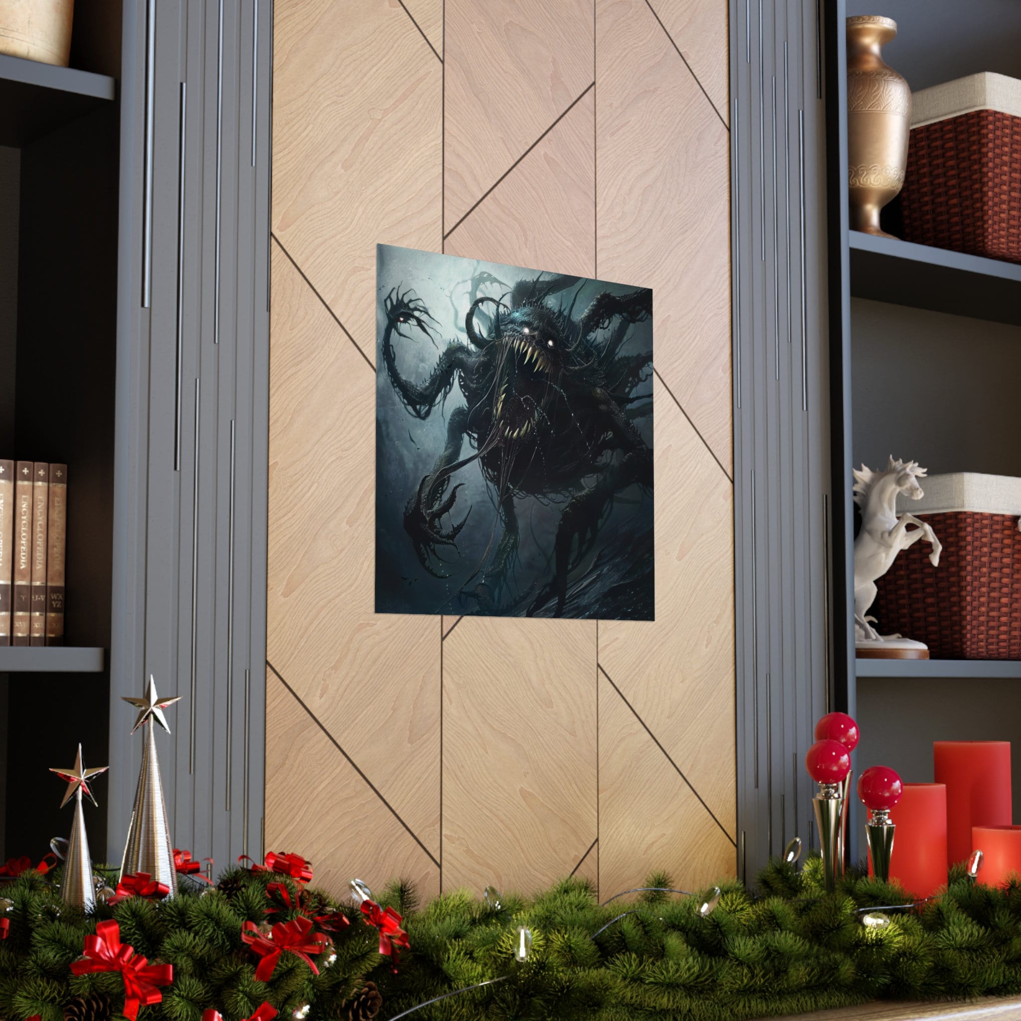 Demented Spider Poster // Nightmare Spider Wall Decor // Halloween ...