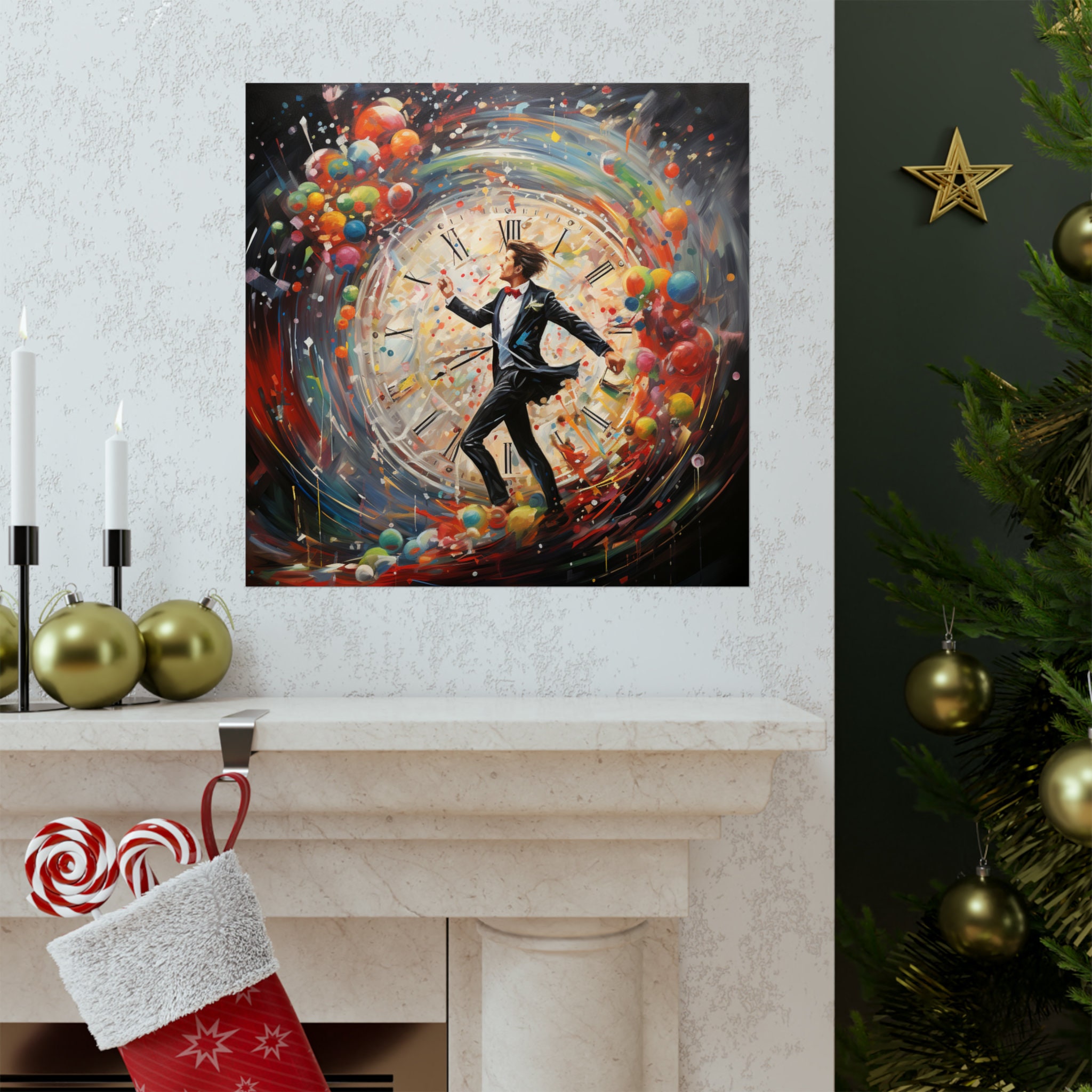 Time Loop Wall Art // Running Out of Time Poster // the Time Has Come ...