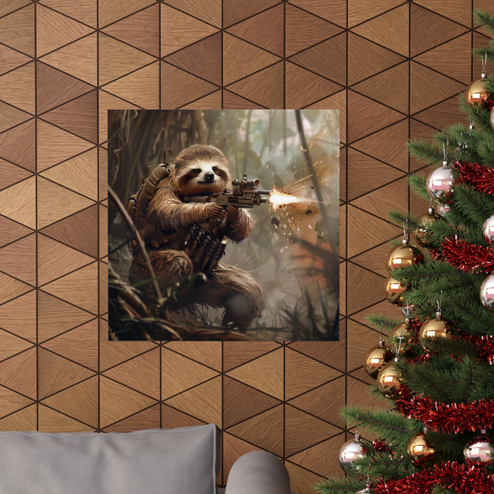 Army Sloth Poster // Sloth Lovers Poster // Military Army Lovers Art ...