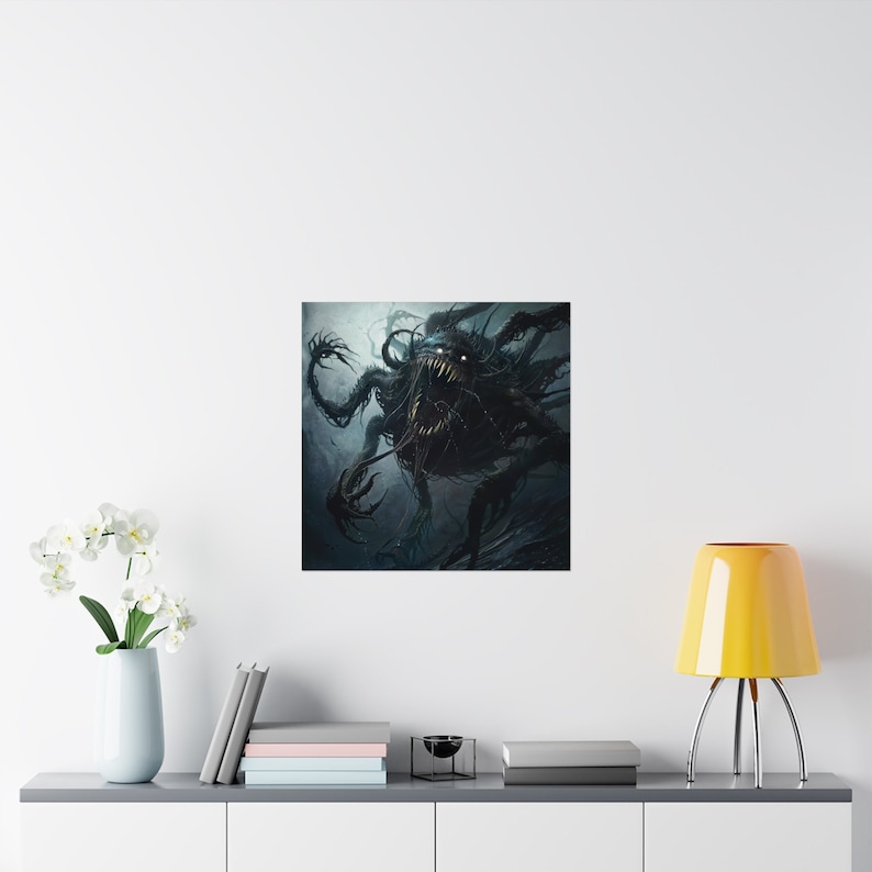 Demented Spider Poster // Nightmare Spider Wall Decor // Halloween ...