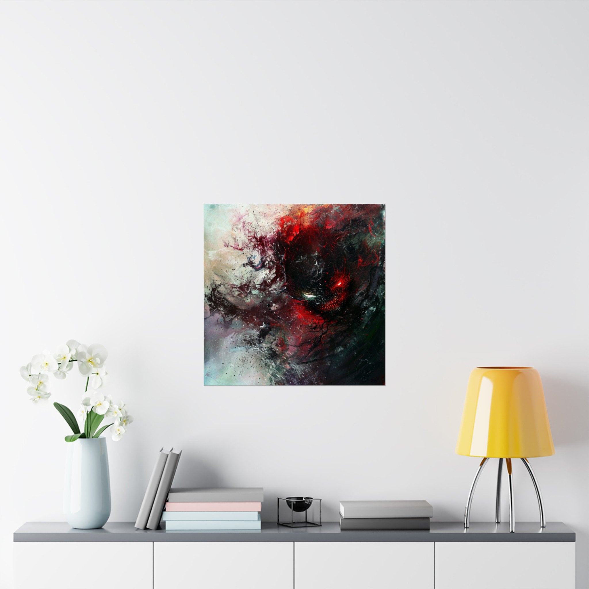 Terrifying Nightmare Shadow Monster Poster // Demonic Nightmare Wall ...