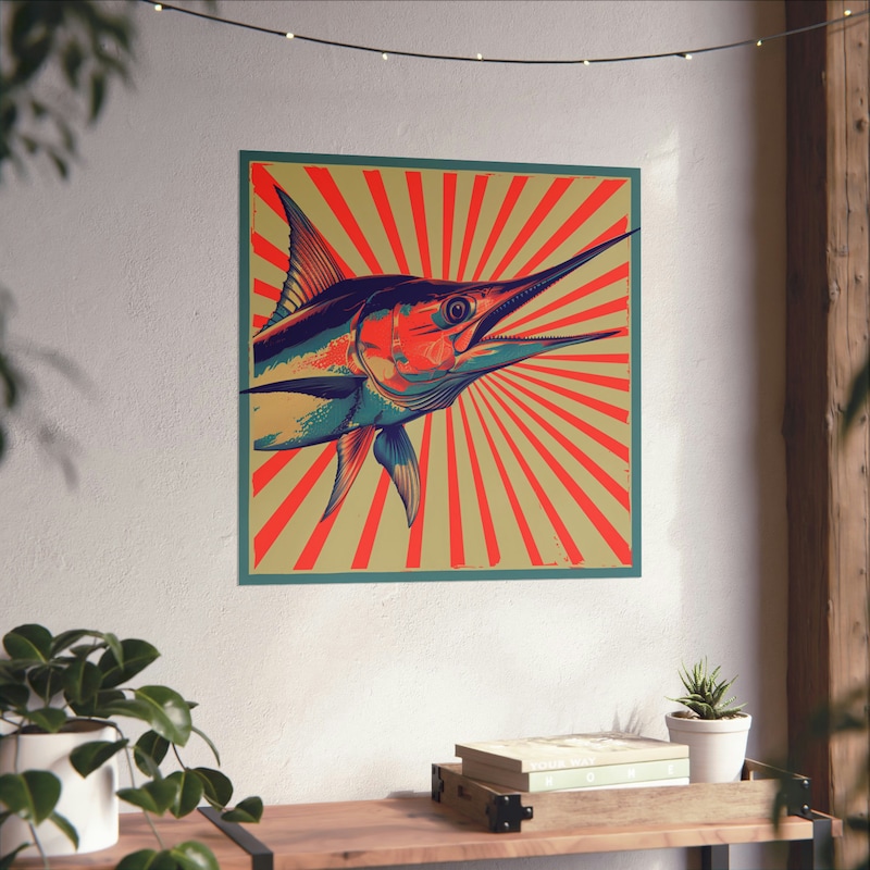 Abstract Fish Art - Etsy